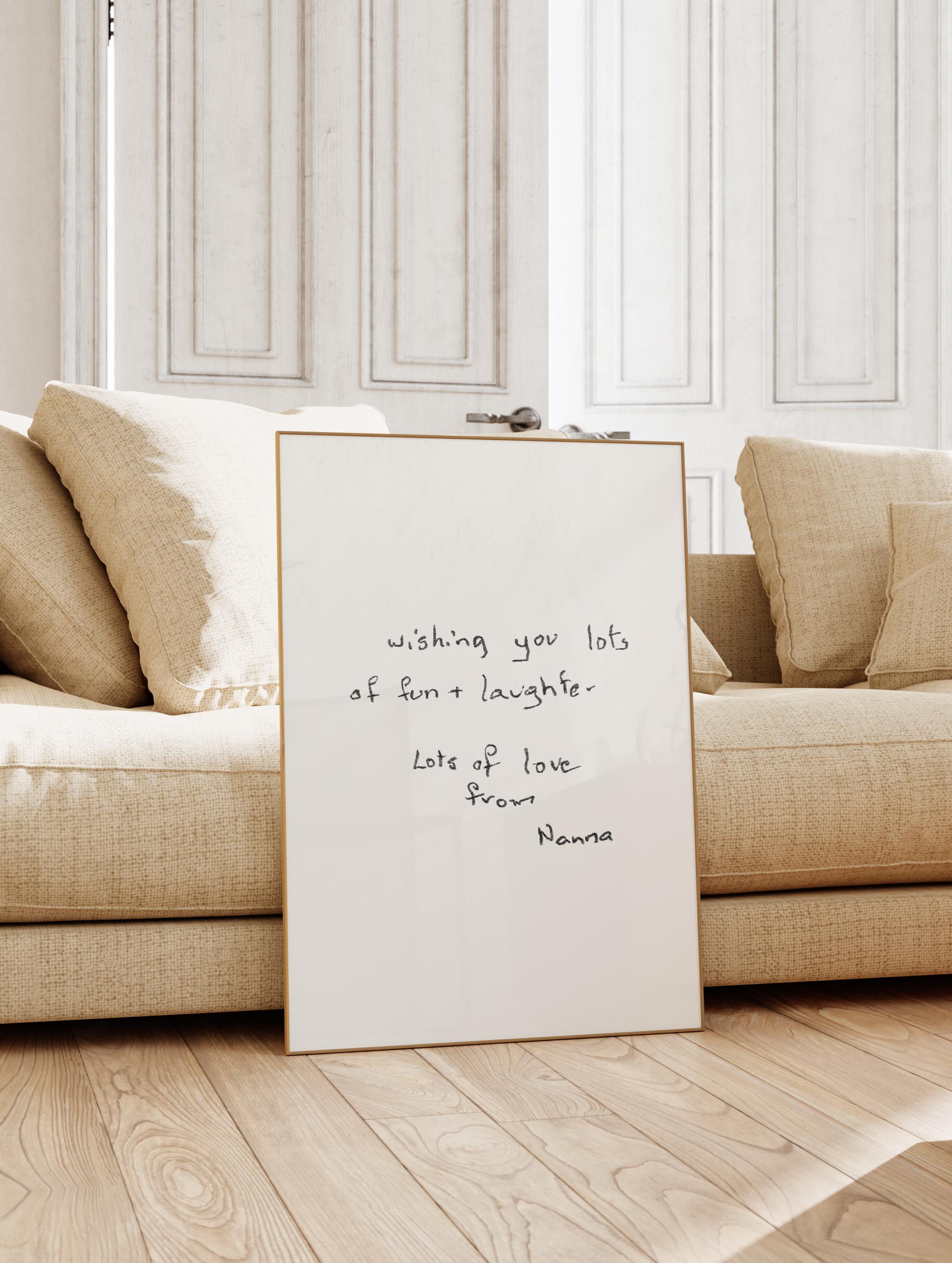 Custom Handwritten Word Art – Simple Prints